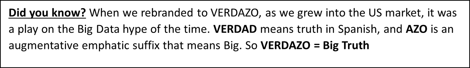 VERDAZO’s origin story inspires our new Automated Power BI Data Feed